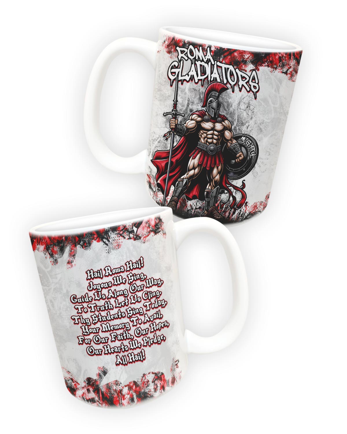 Roma Gladiator "Alma Mater" Mug – Jessie's Custom Apparel, LLC